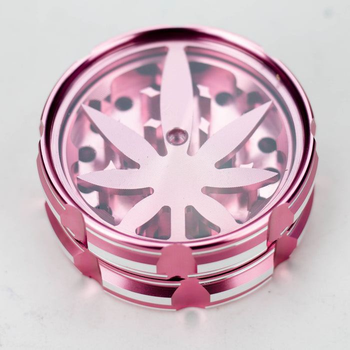 4 Parts Leaf Aluminum Grinder-Mixed | One Wholesale Canada
