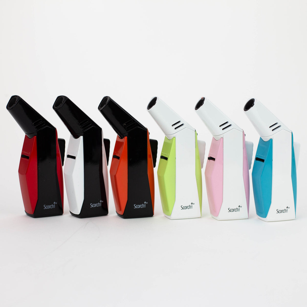 Scorch Torch 5" Turbo 45 Degree Push Button Two-Tone | One Wholesale