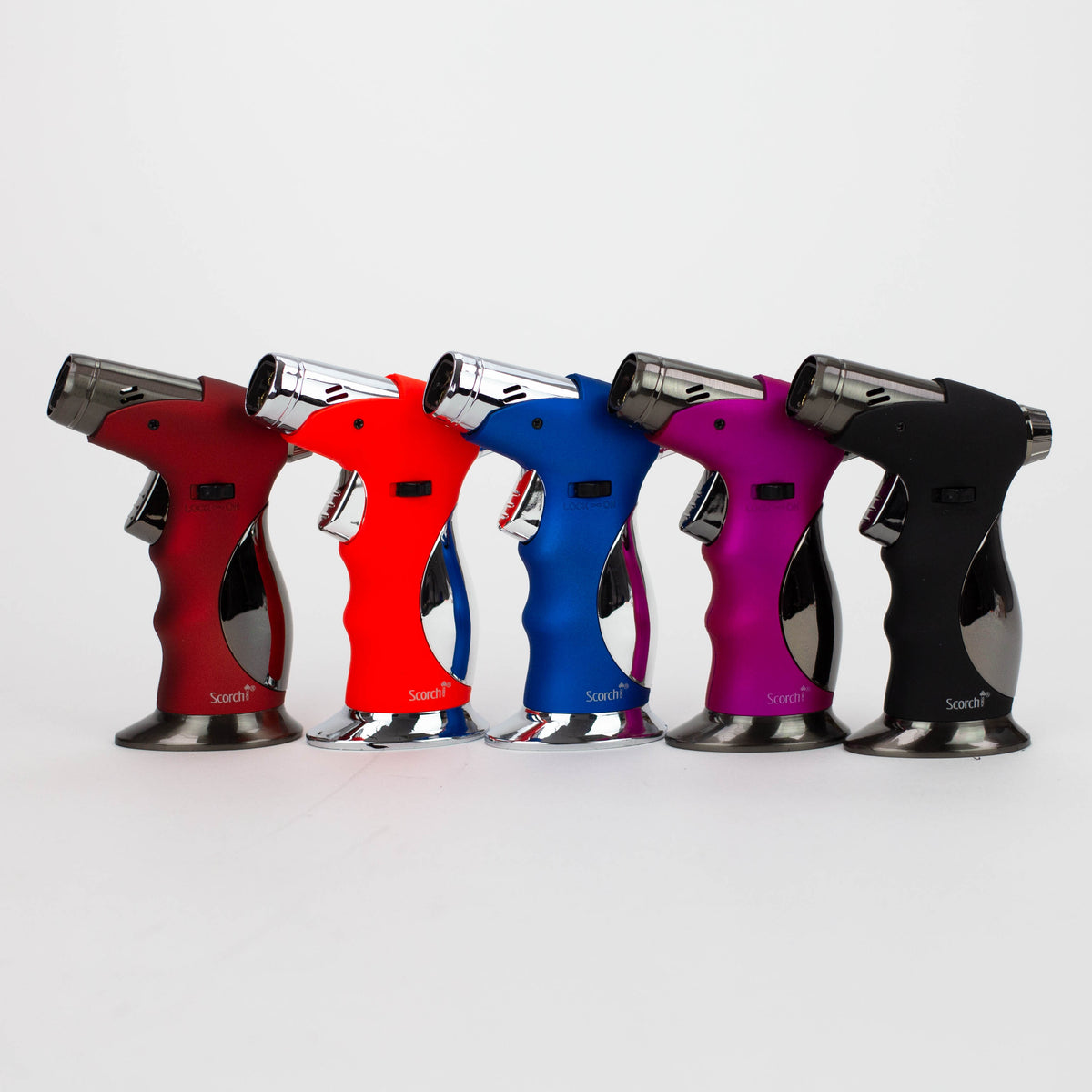 Scorch Torch 4.5" 45 Degree Handheld Quad Flame Torch | One Wholesale