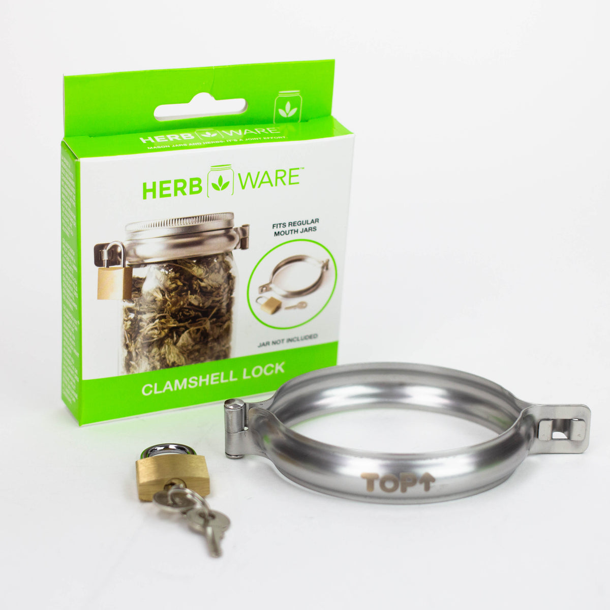 HERBWARE Mason Jar Pad Lock | One Wholesale Canada