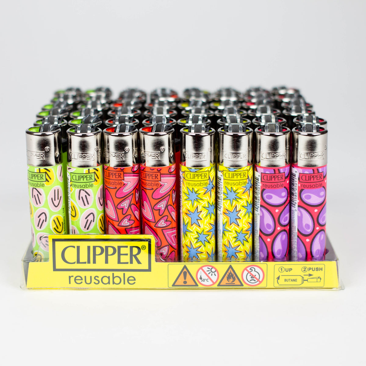 CLIPPER Psycho Stickers Display of 48 | One Wholesale Canada