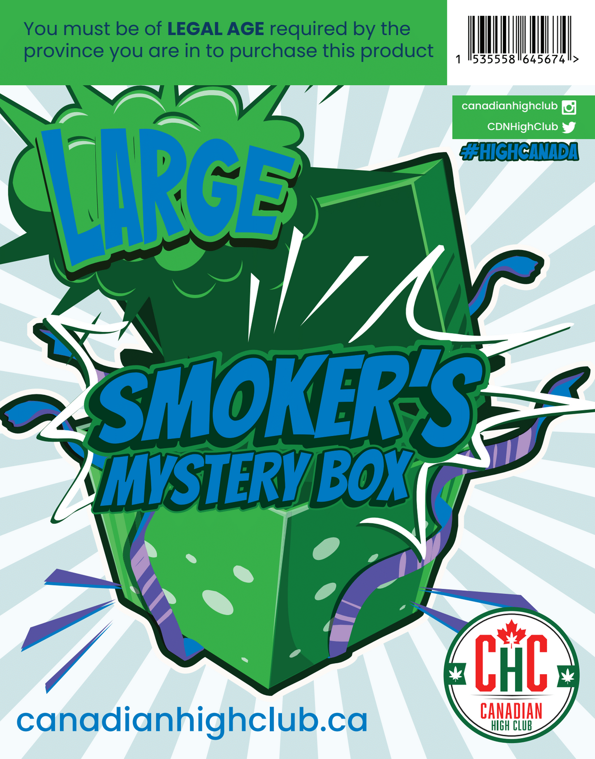 Canadian High Club Surprise Mystery Smokers Box | One Wholesale Canada