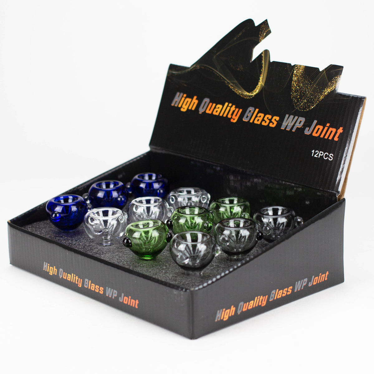 14 MM Glass Bowl Box of 12 [GP86] | One Wholesale Canada