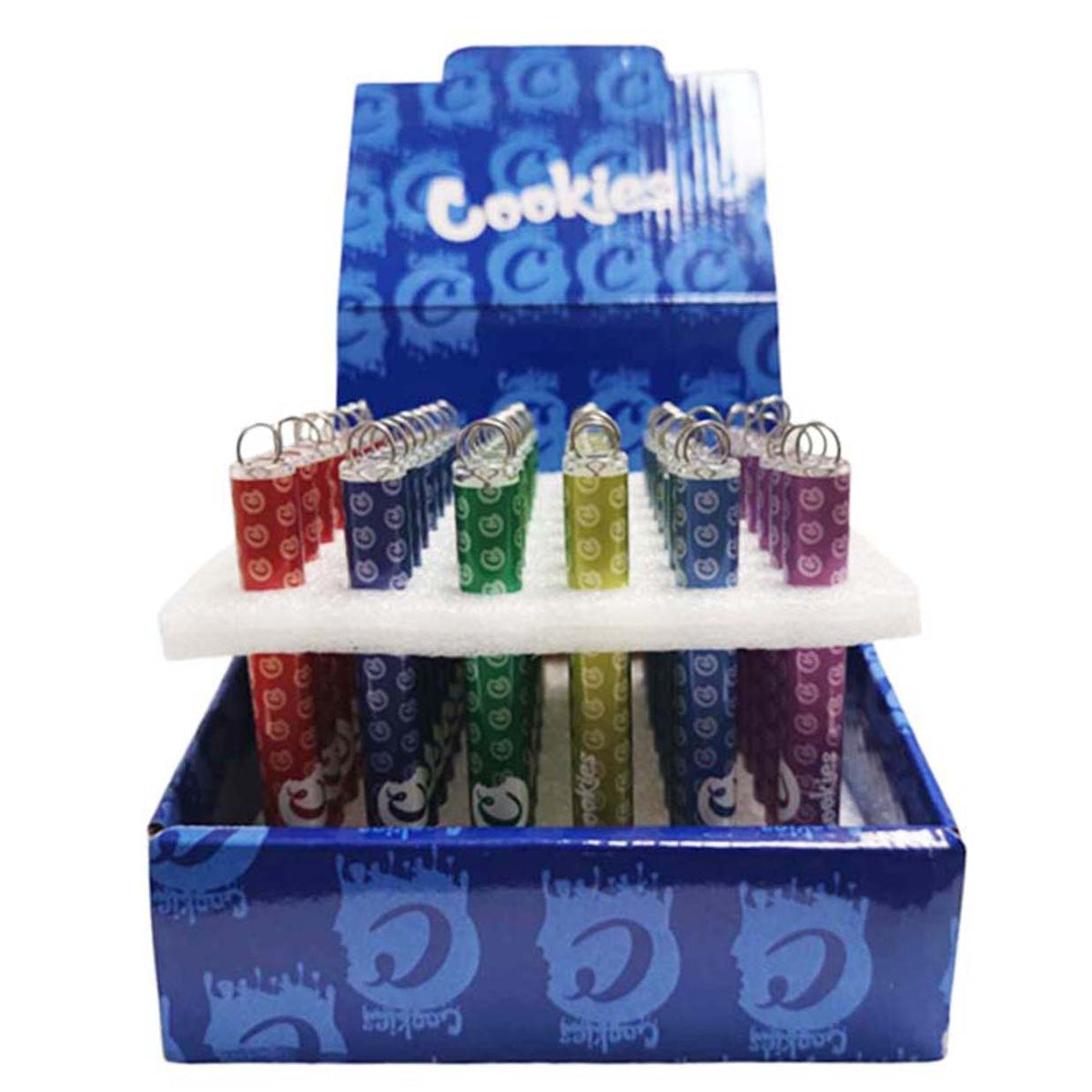 4" Color Straight One Hitter With Brush Box of 48 — One Wholesale