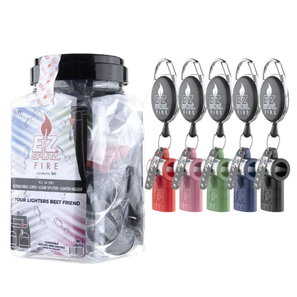 EZ Splitz | Fire Non-Prepriced Bucket - 20 CT — One Wholesale