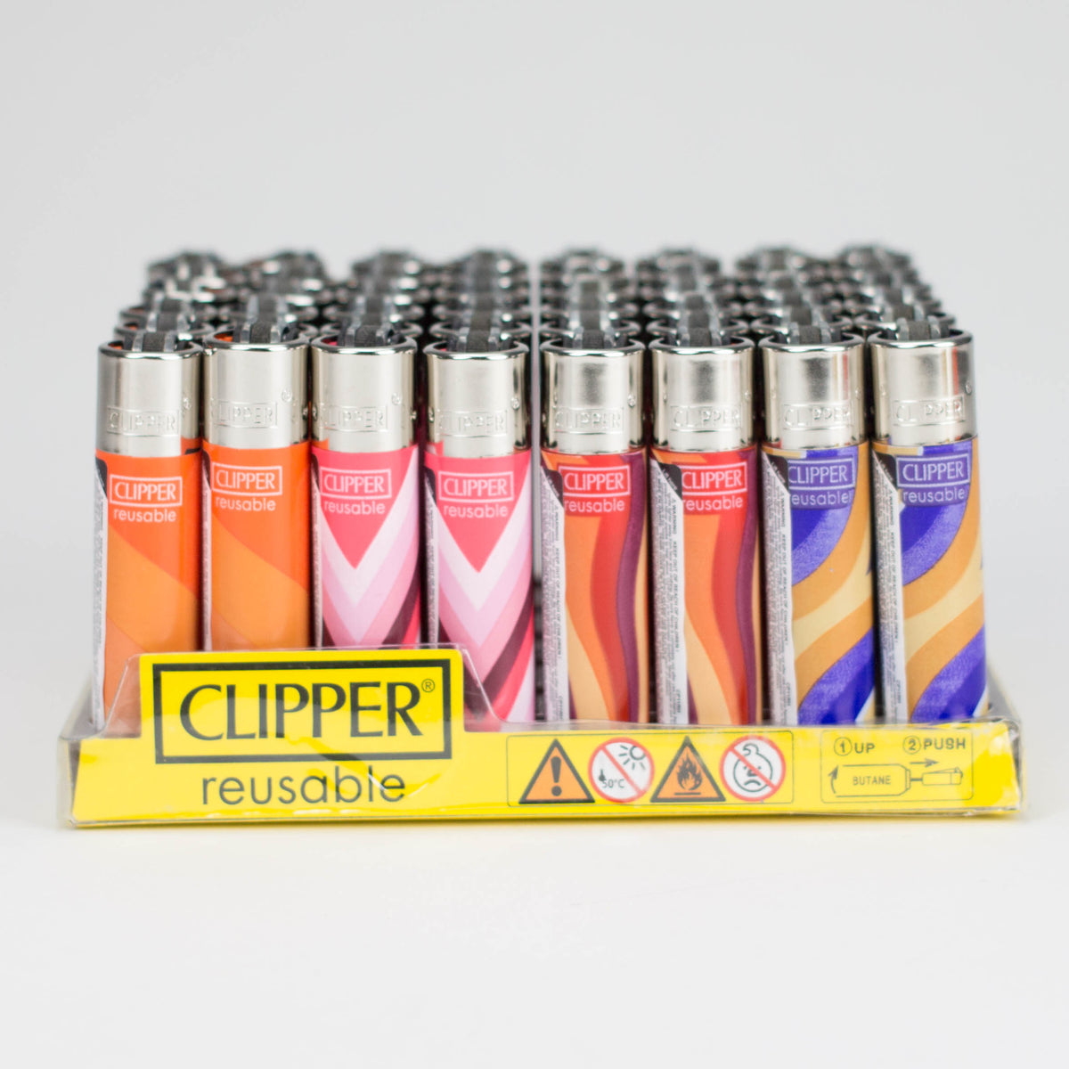 CLIPPER | "Warm Pattern" Classic Display of 48 — One Wholesale