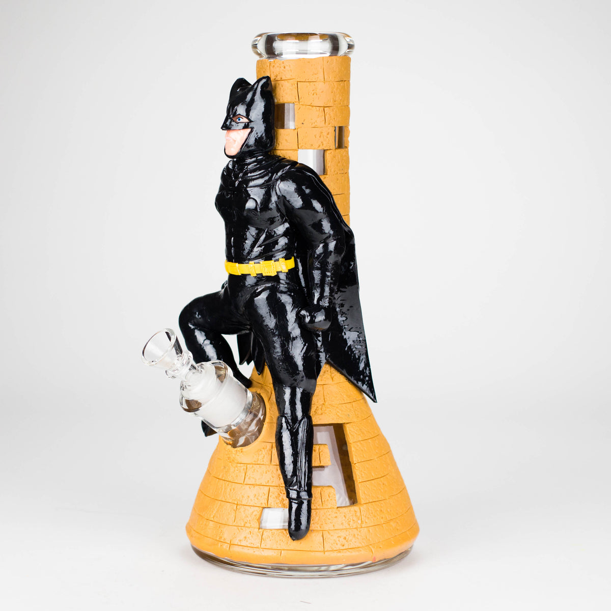 12" Bat Hero Tower Glass Bong – 9mm Thick Collectible Glass — One Wholesale