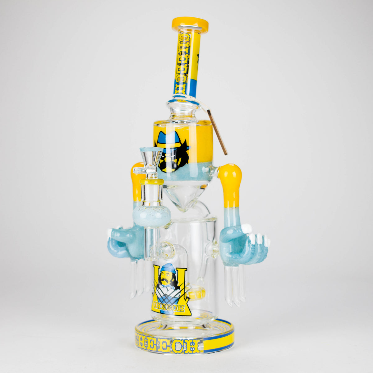 Cheech Glass | 13.5" Masked Toker Tube Bong – CHE-364 — One Wholesale