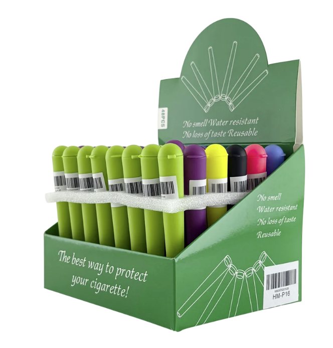 Biodegradable Plastic Joint Tubes – 120mm x 15mm (48-Piece Display ...