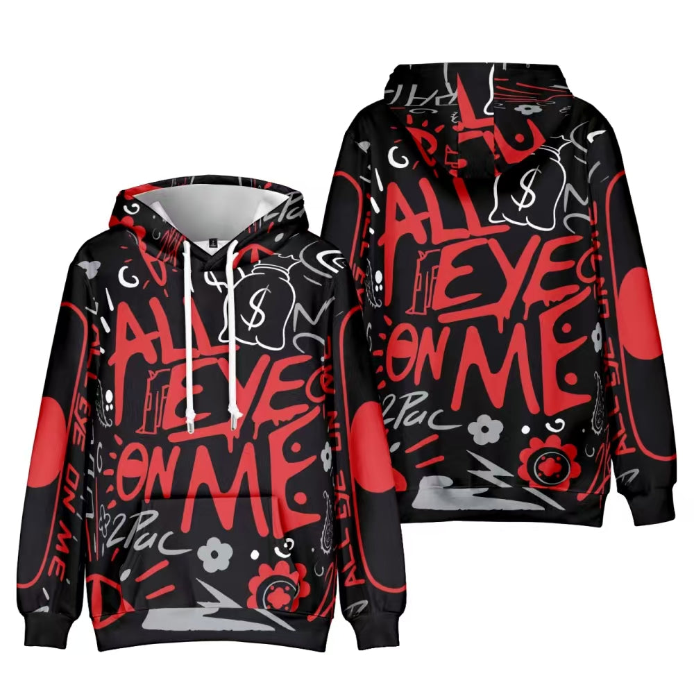 “All Eye On Me” Graphic Hoodie — One Wholesale