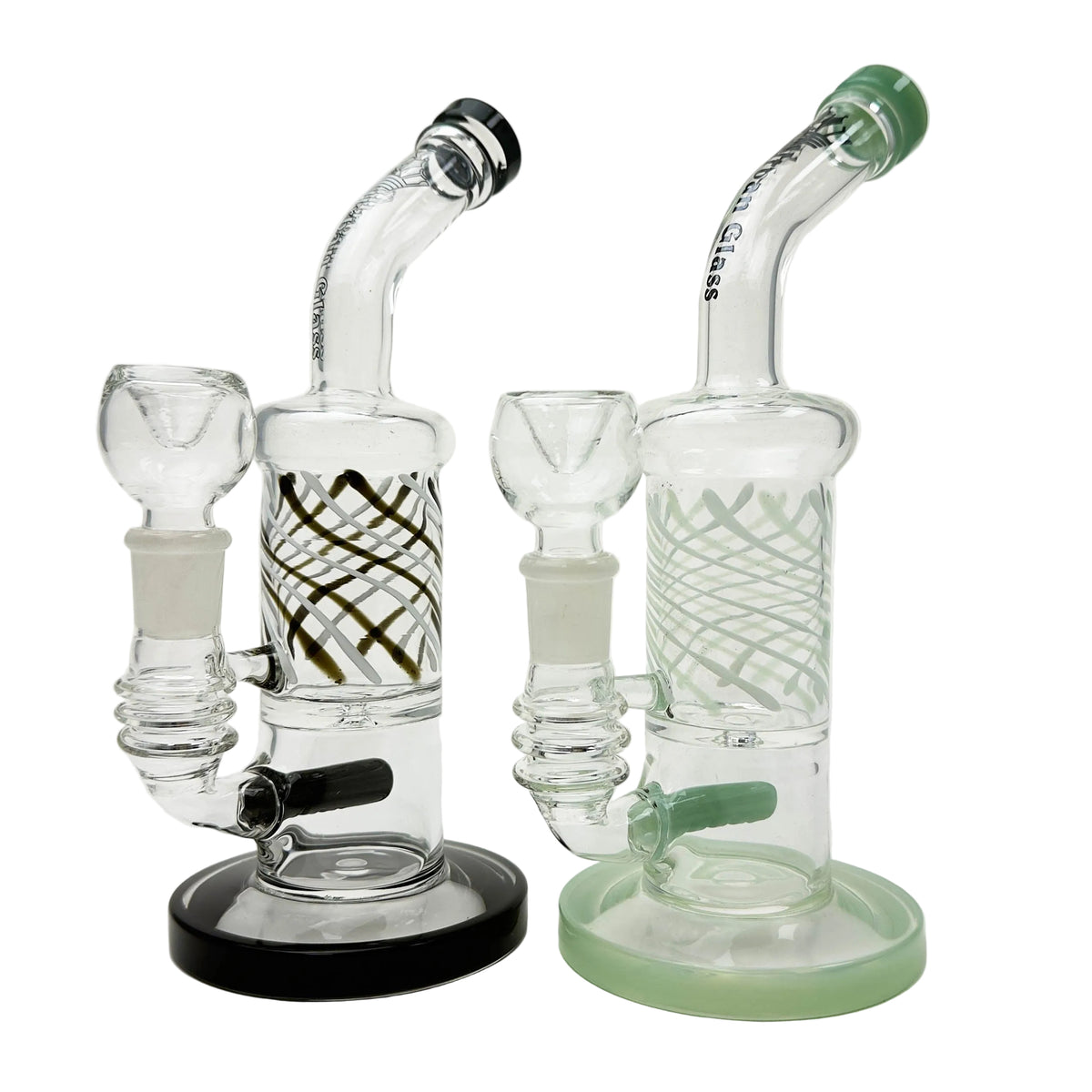 10" Glass Bong with Inline Diffuser — One Wholesale