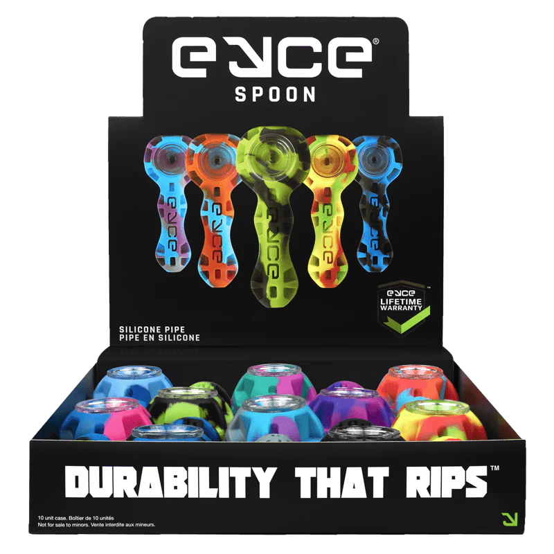 Eyce | Spoon Display – Pack of 10 (Assorted) — One Wholesale