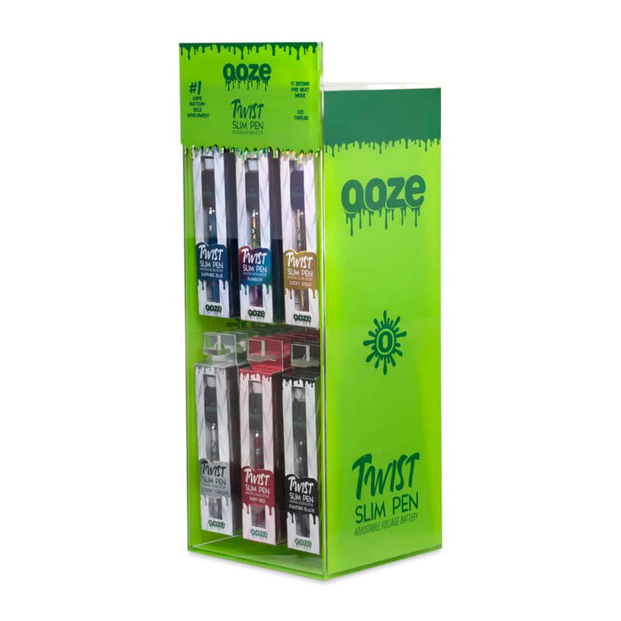 Ooze Twist slim Vape Pen 48ct Battery Display | One Wholesale Canada