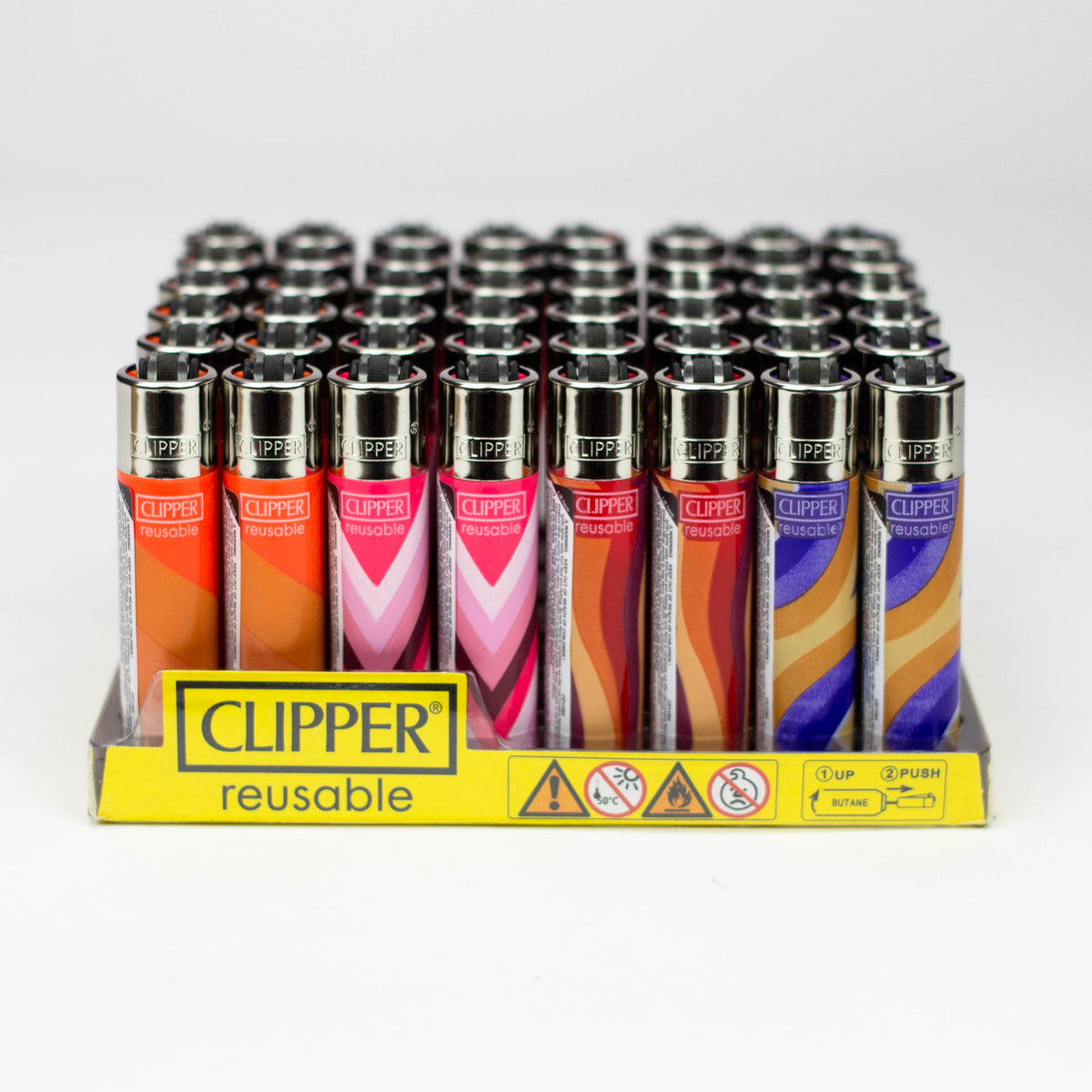 CLIPPER WARM PATTERN LIGHTERS COLLECTION | One Wholesale Canada