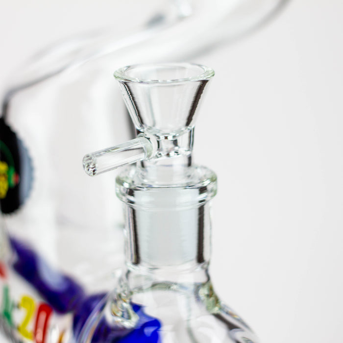 21" Xtream Kink Zong inline diffuser glass bong | One Wholesale Canada
