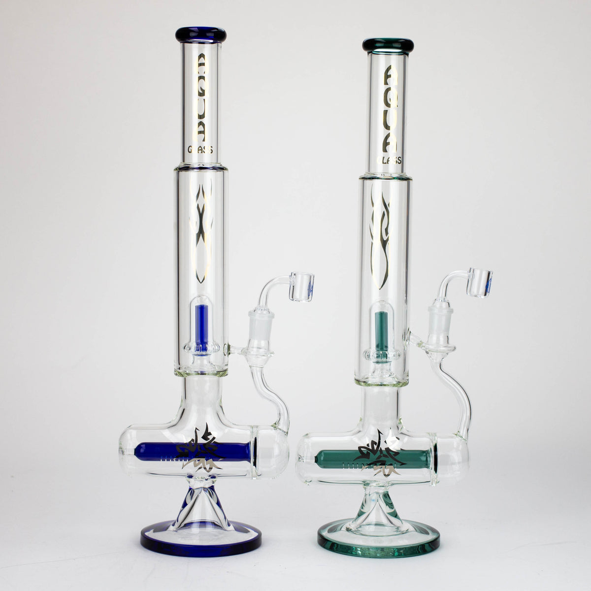 21" AQUA Glass 2-in-1 Inline diffuser bong | One Wholesale Canada