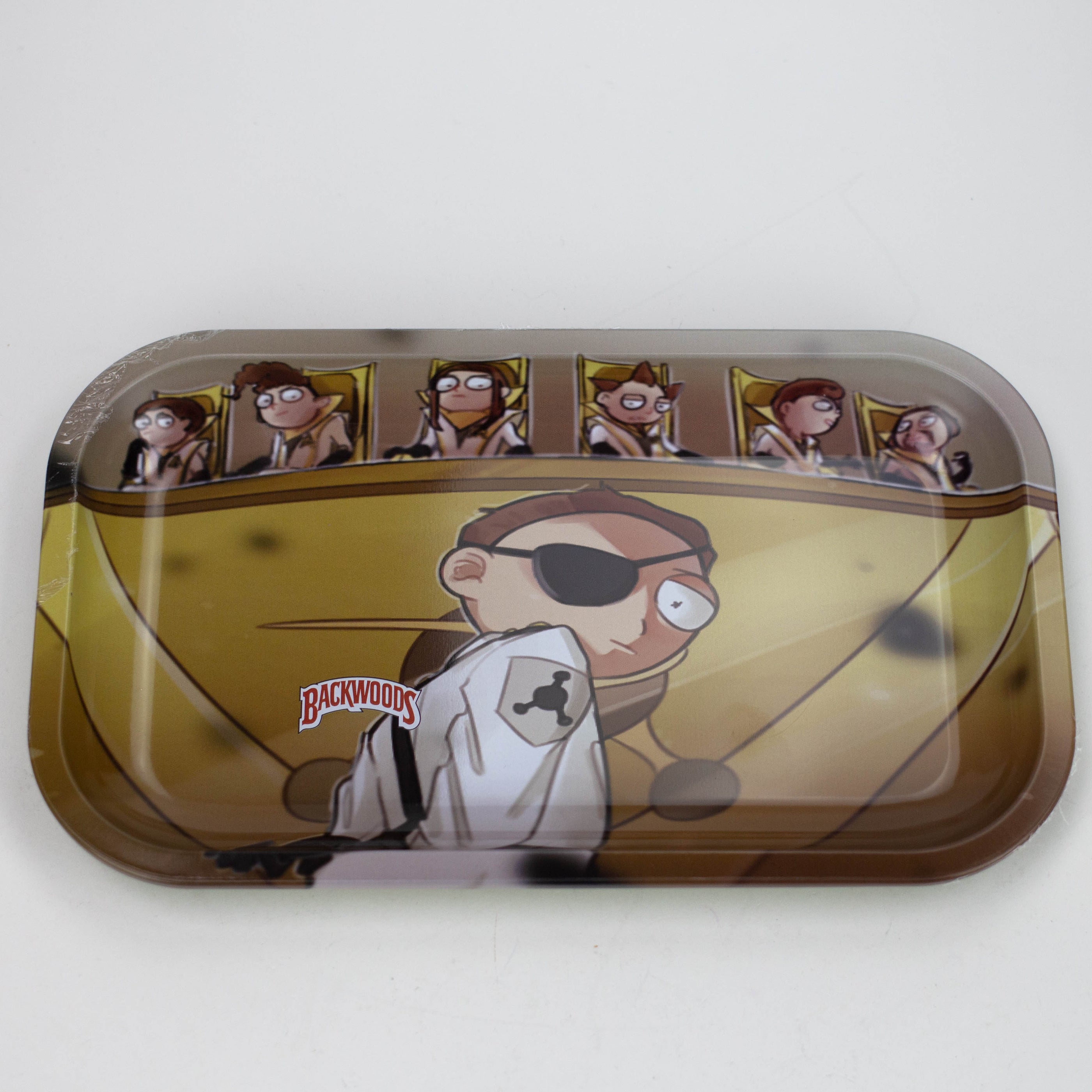 Medium Metal Cartoon Rolling Tray | One Wholesale Canada