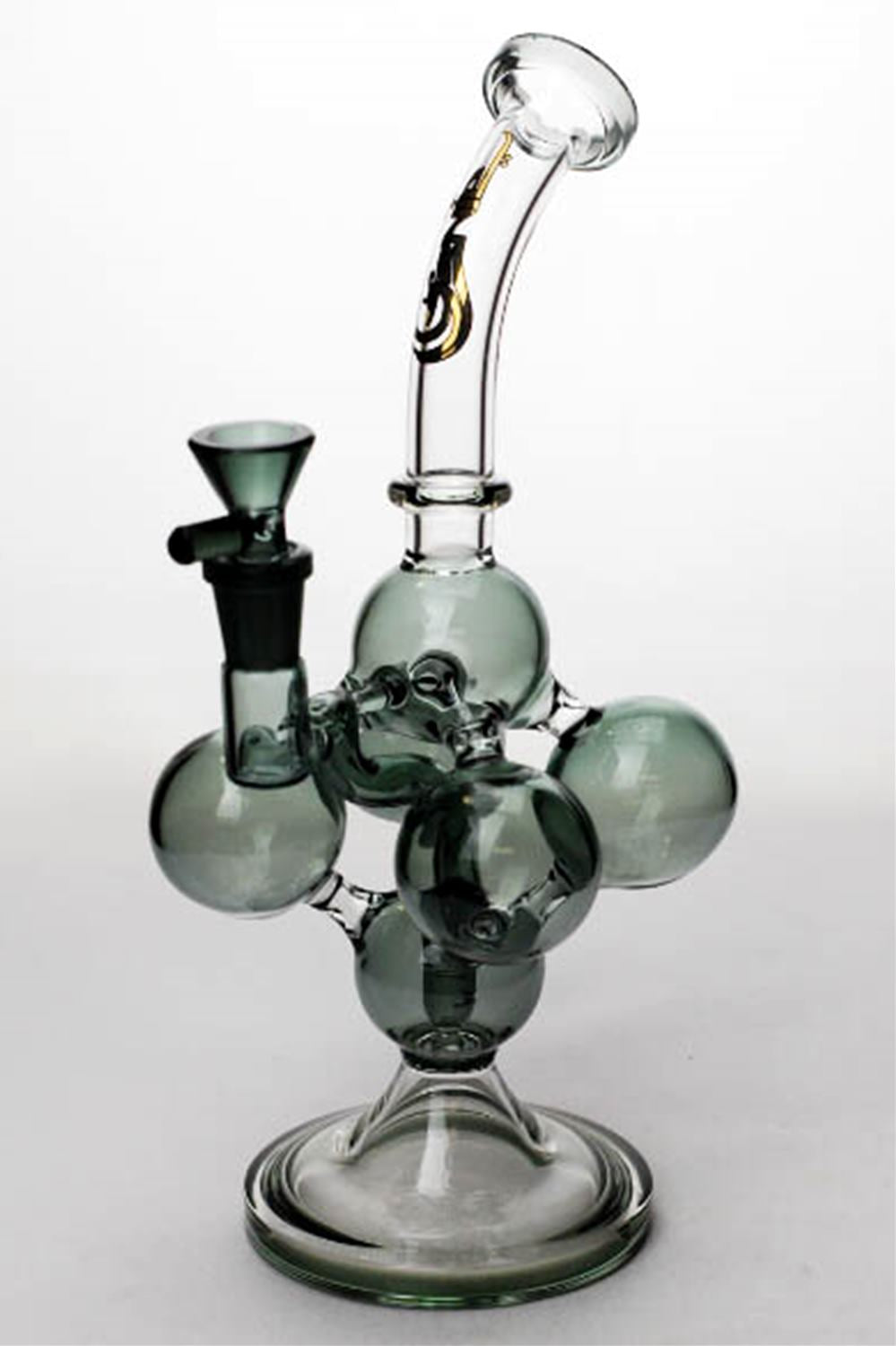 10" genie 6-ball chamber recycled bubbler | One Wholesale Canada