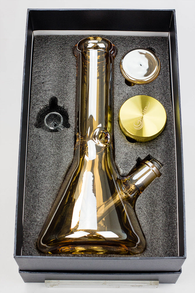 Genie Metallic heady glass bong gift set | One Wholesale Canada