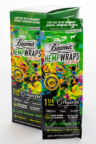 Beamer 1 1/4 SIZE vegan hemp wraps | One Wholesale Canada