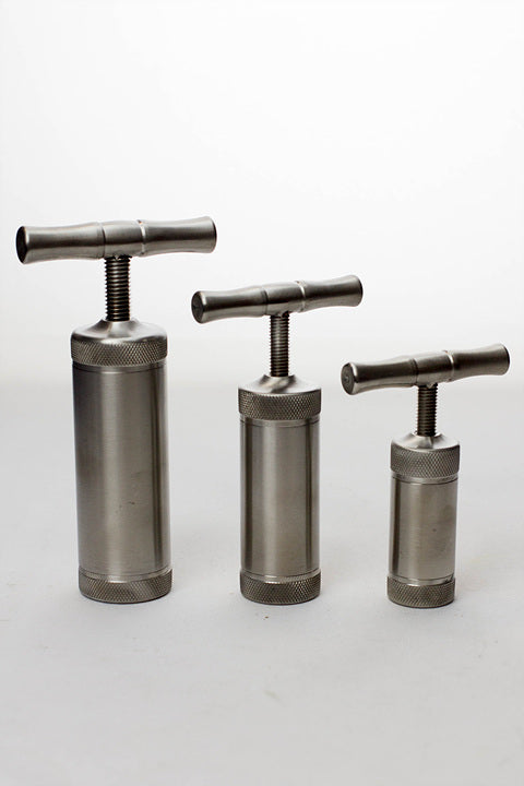 T Handle Metal Alloy Pollen Press Compress | One Wholesale