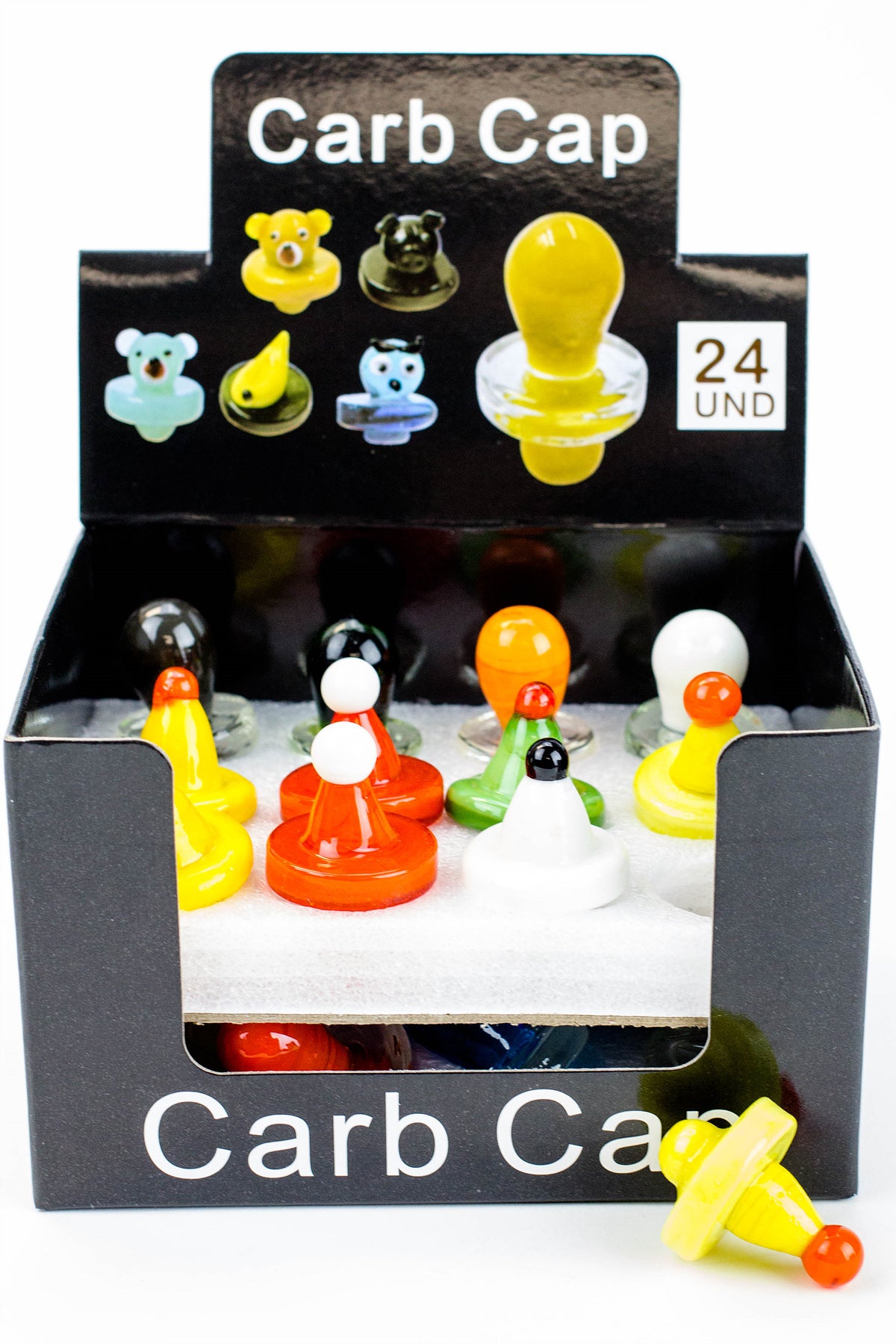 Carb Cap display of 24 | One Wholesale Canada