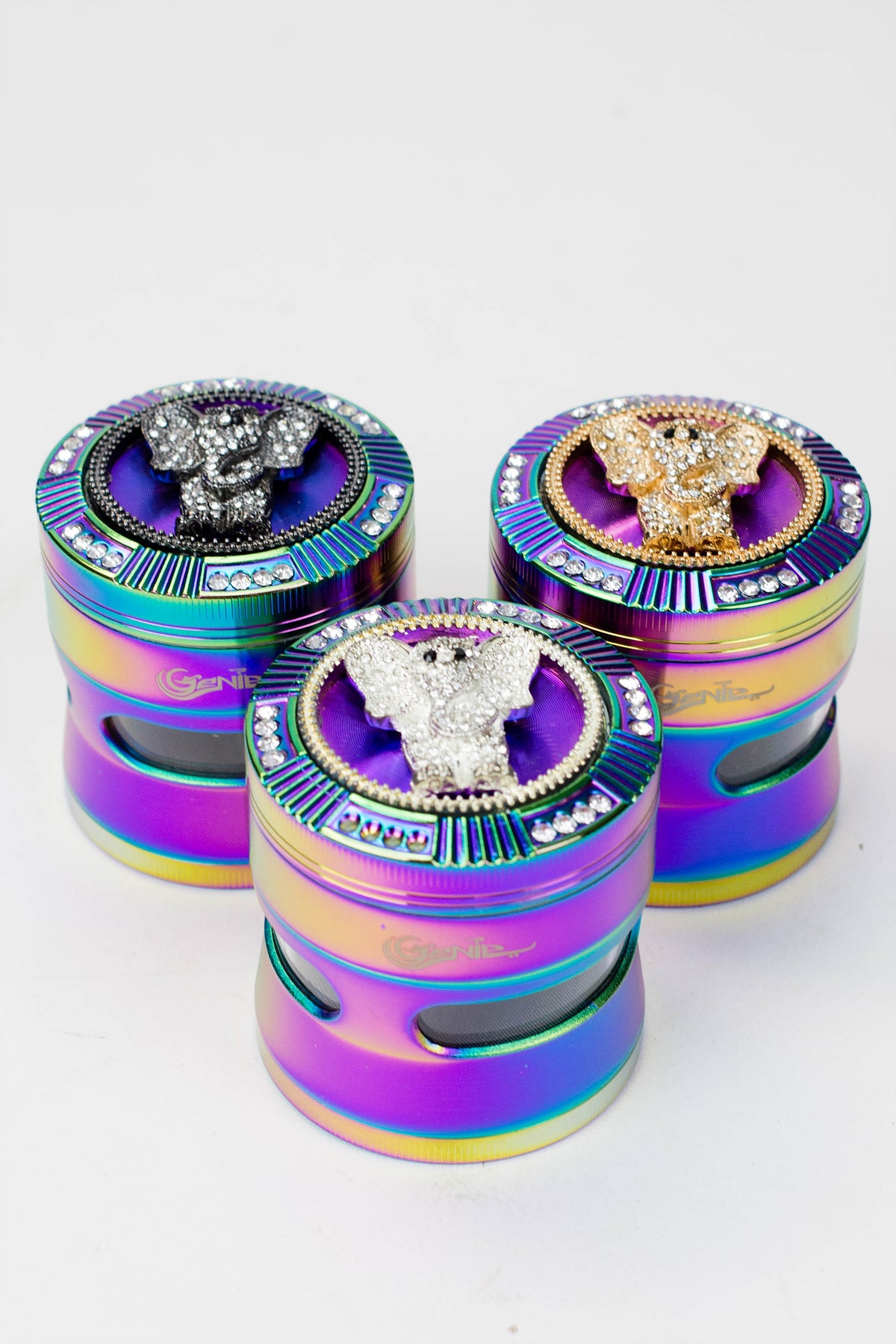 Genie Elephant 4 parts metal grinder | One Wholesale Canada