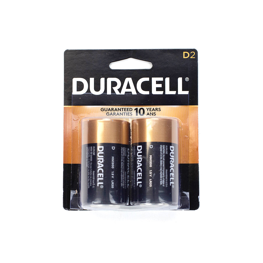 Duracell CopperTop D2 Alkaline Batteries — One Wholesale
