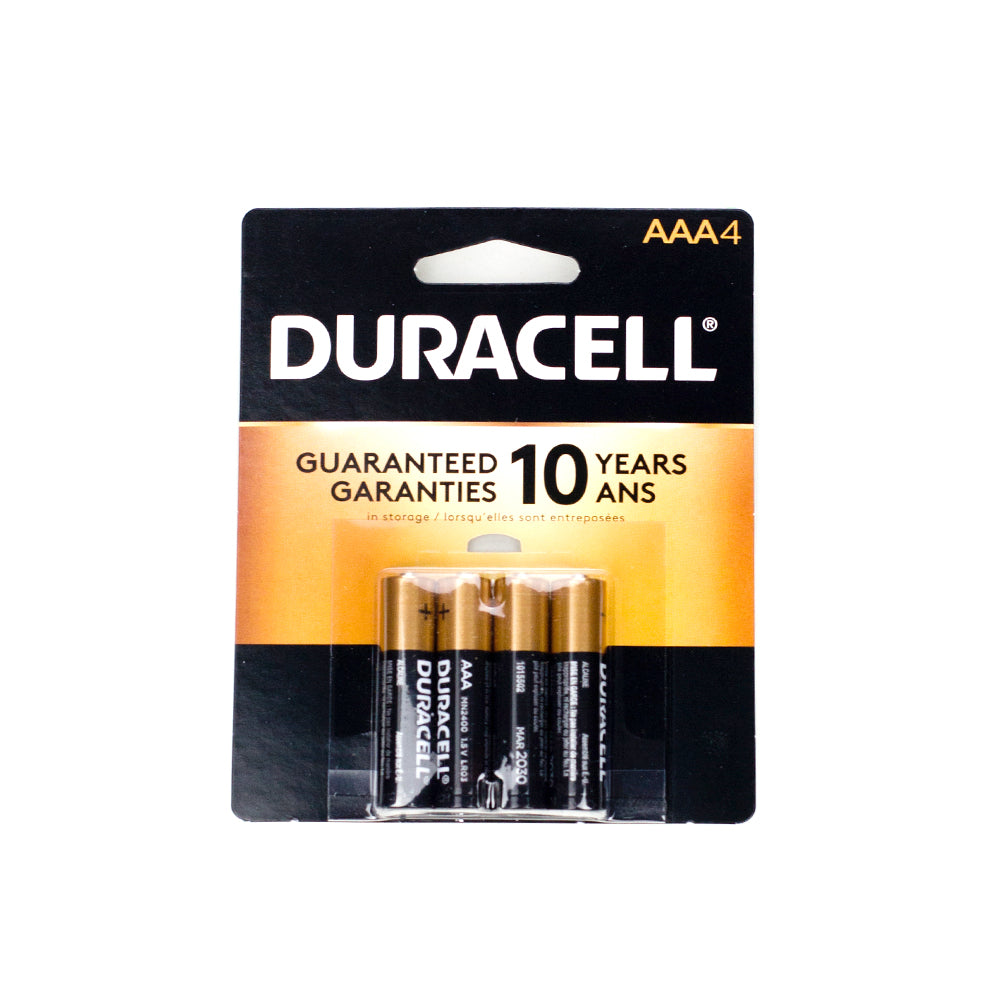 Duracell CopperTop AAA4 Alkaline Batteries — One Wholesale